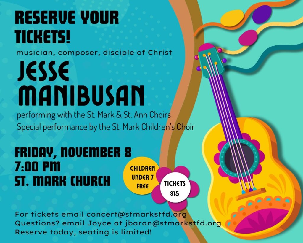 Jesse Manibusan Concert – St. Mark R.C. Church